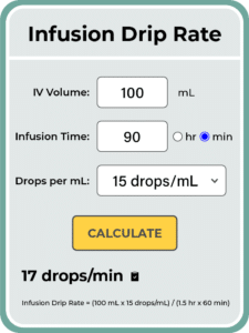 Intro To Infusion: IV Calculations & Dosage Conversions